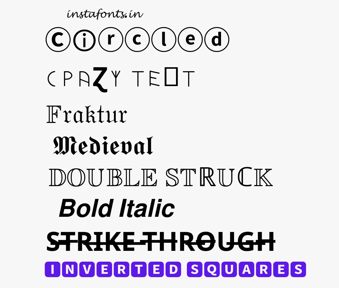 Free Instagram Fonts Generator: Easily (𝓬𝓸𝓹𝔂 𝕒𝕟𝕕 𝓅𝒶𝓈𝓉𝑒) Stylish Text ...